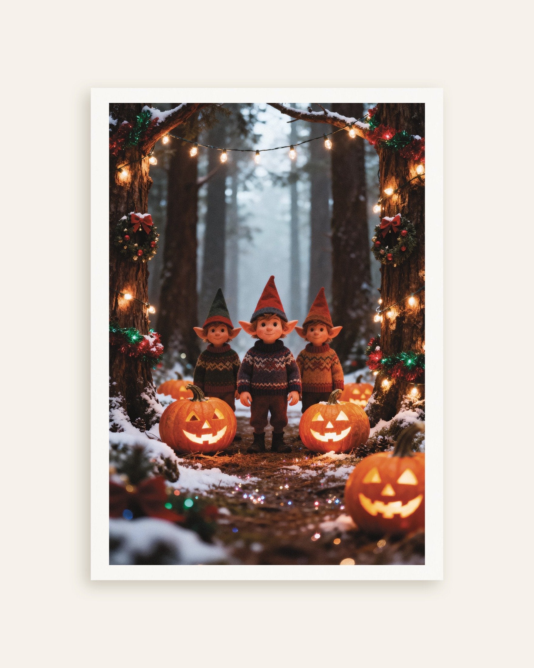Pósters de duendes y calabazas | Posterscape